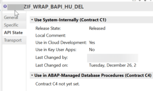 RAP application with BAPI - Clean Core objective - Abapeur