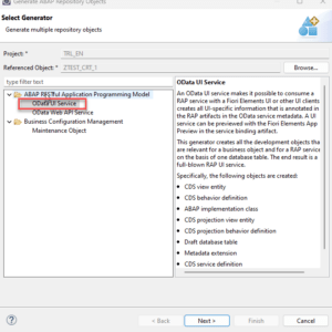 ABAP RAP Generator Objects: How to create a RAP Business Object without coding? - Abapeur