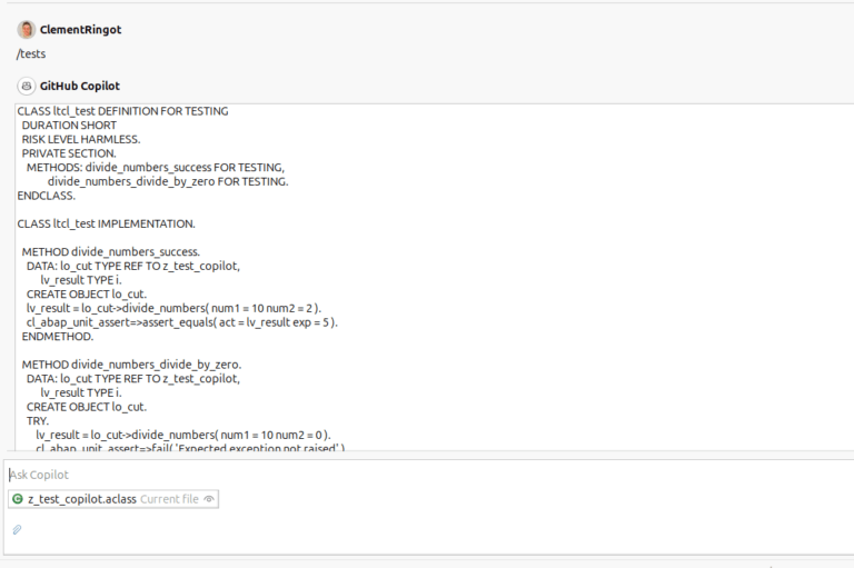 ABAP with Github Copilot - version 2 - Abapeur